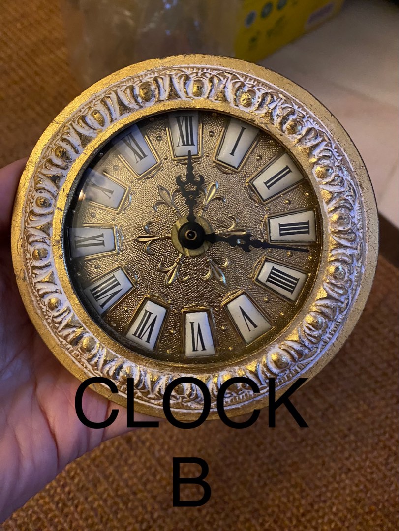 Vintage clock frame, Furniture & Home Living, Home Decor, Clocks on ...