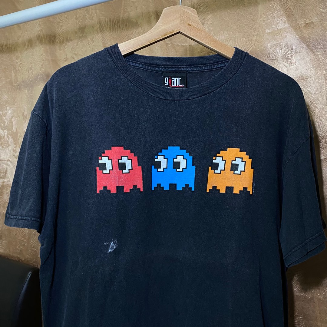 vintage Pacman tee, Men's Fashion, Tops & Sets, Tshirts & Polo Shirts ...