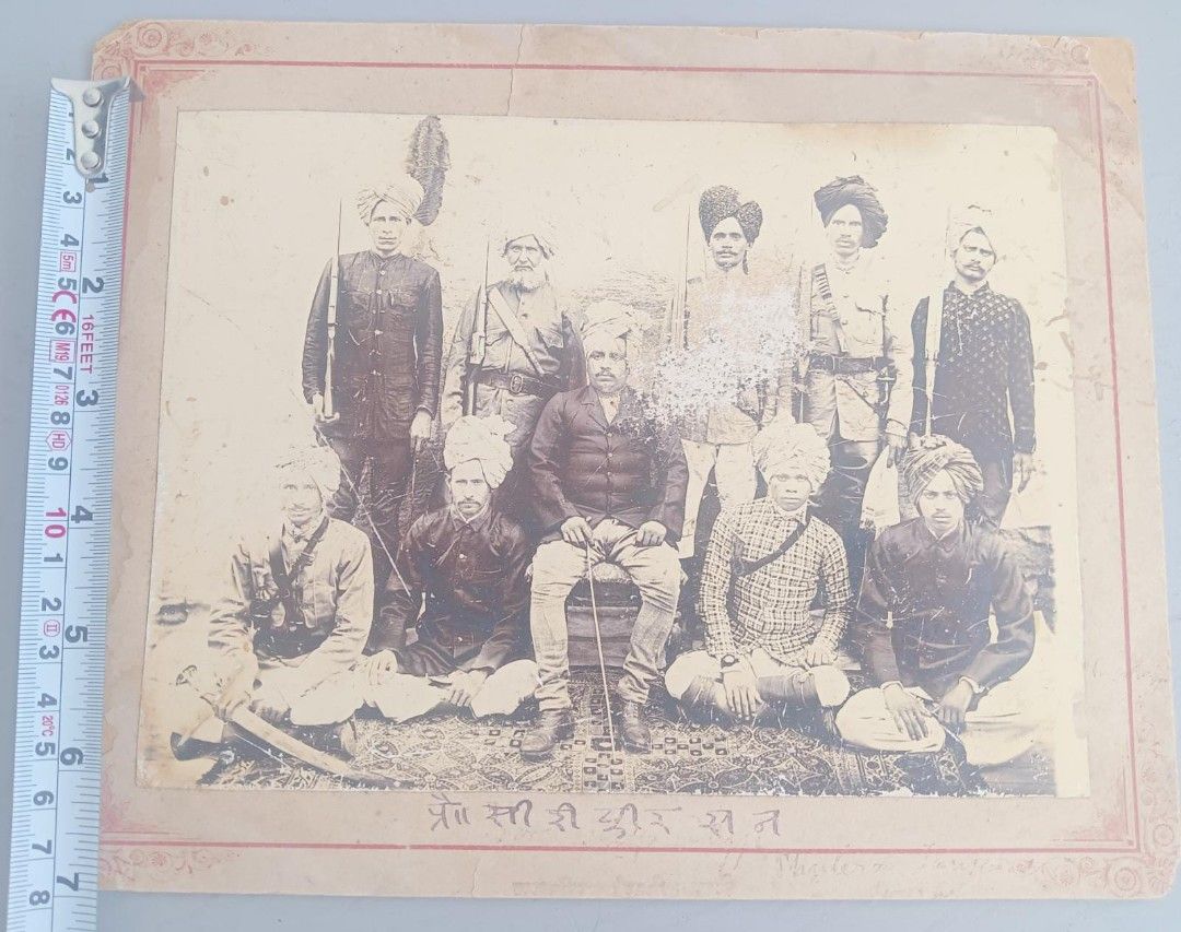 Vintage Rare original Photos Photographs 1. Sepoys with different ...