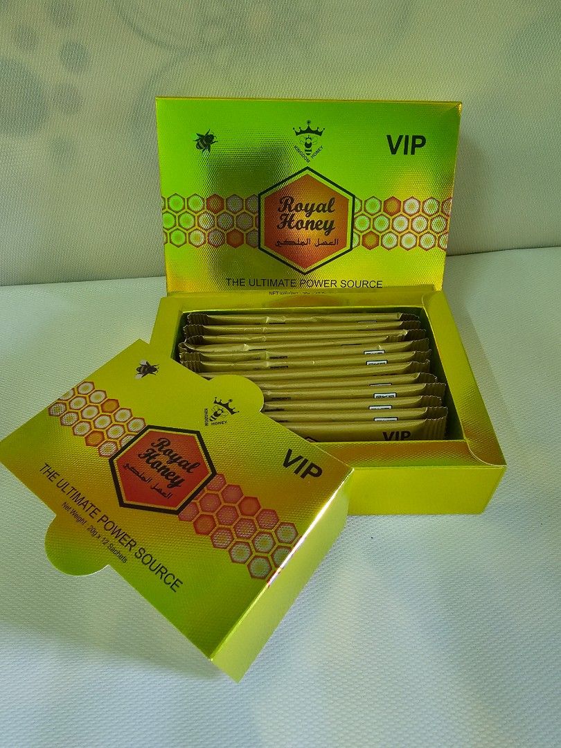Vip original Royal honey 12sachet 20gram, Health & Nutrition, Health ...