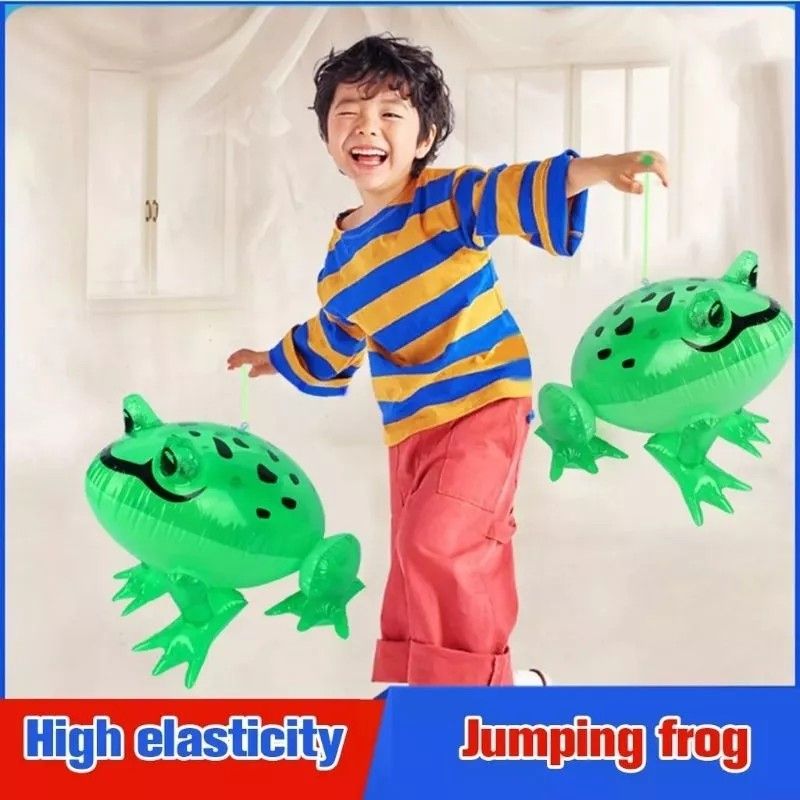 Viral Viral Frog Cub Balloon will Glow bounce PVC Inflatable Frog ...
