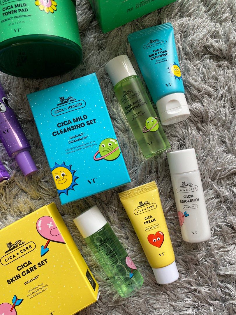 VT cosmetics Special Edition CICA Acne Care Sample kit (Toner 30ml ...