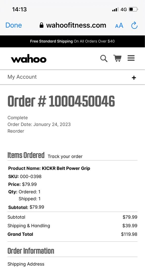 Wahoo Kickr Core v1. New Kickr belt installed in Jan 2023, Sports ...