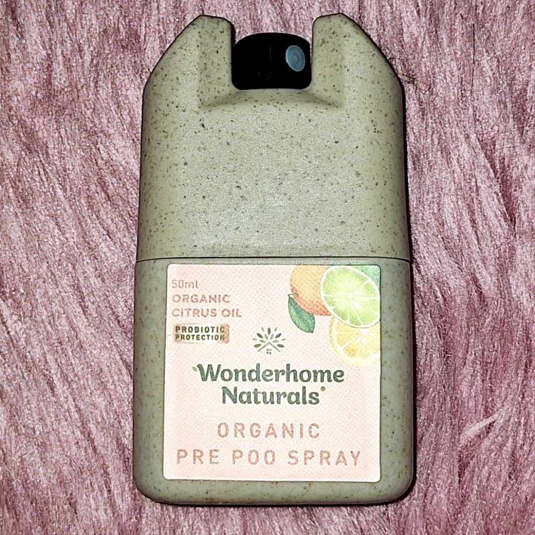 Wonderhome Naturals Organic Pre Poo Spray 50ML, Beauty & Personal Care ...