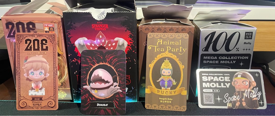 WTS Pop Mart Zoe Fantastic Museum / Pucky Animal Tea Party / Space ...