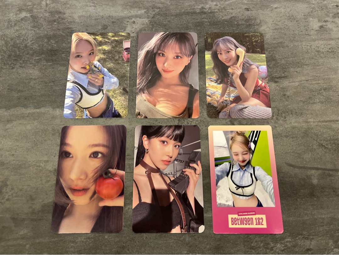 WTS TWICE NAYEON MOMO SANA MINA BETWEEN 1&2 PHOTOCARDS, Hobbies & Toys, Collectibles ...
