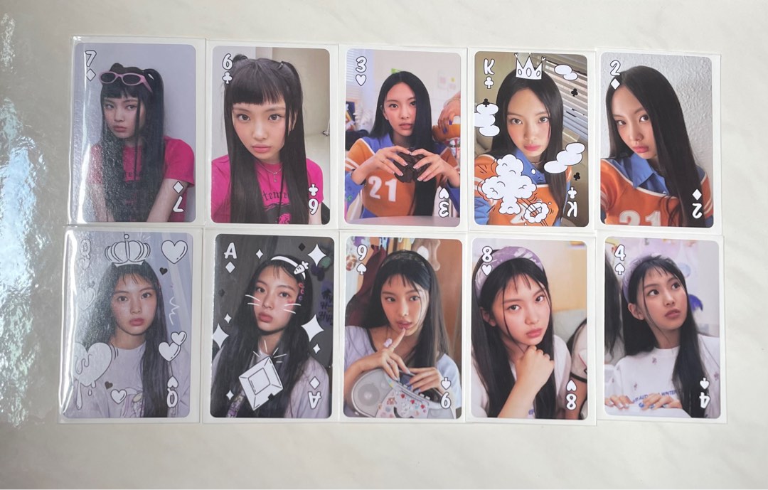 [WTS/WTT] newjeans pc photocard clearance pcs haerin minji hanni bucket hat danielle hyein ...