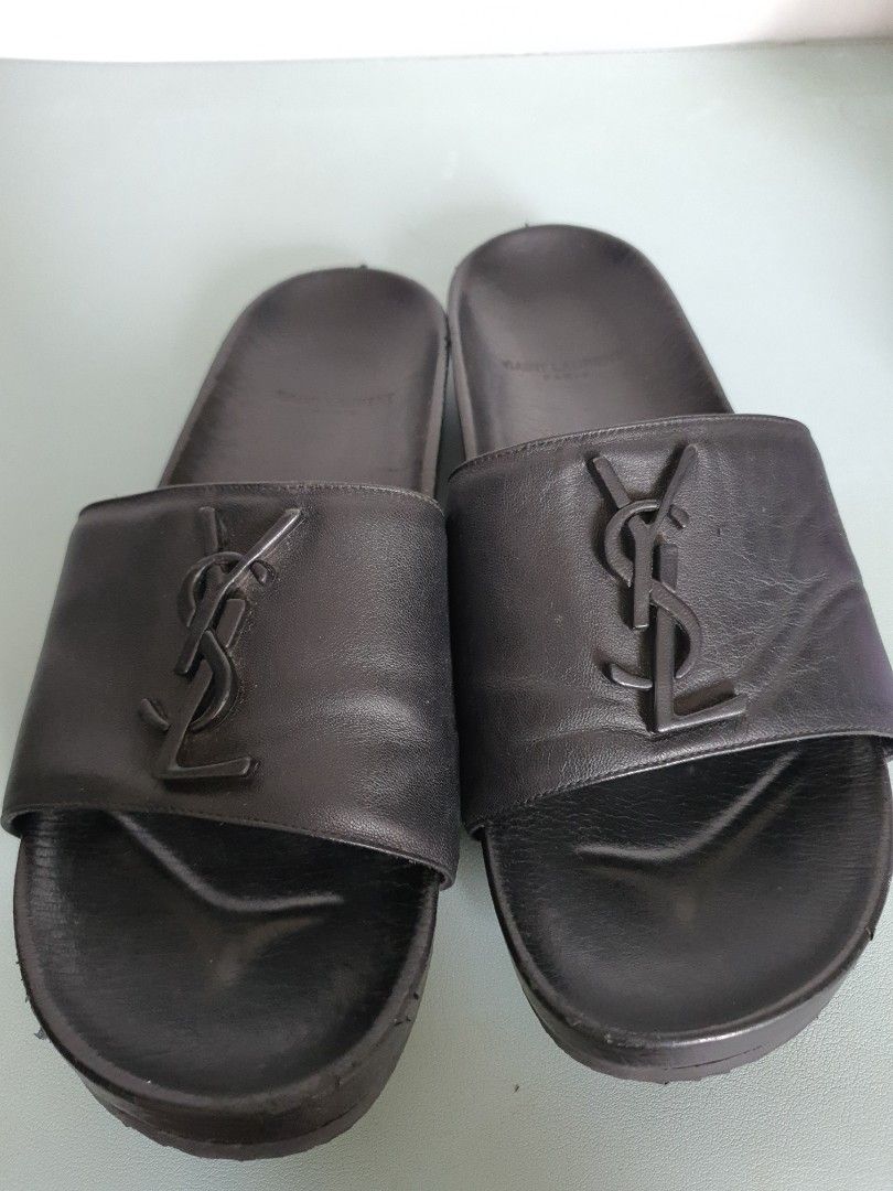 Ysl Black Slides 38 on Carousell