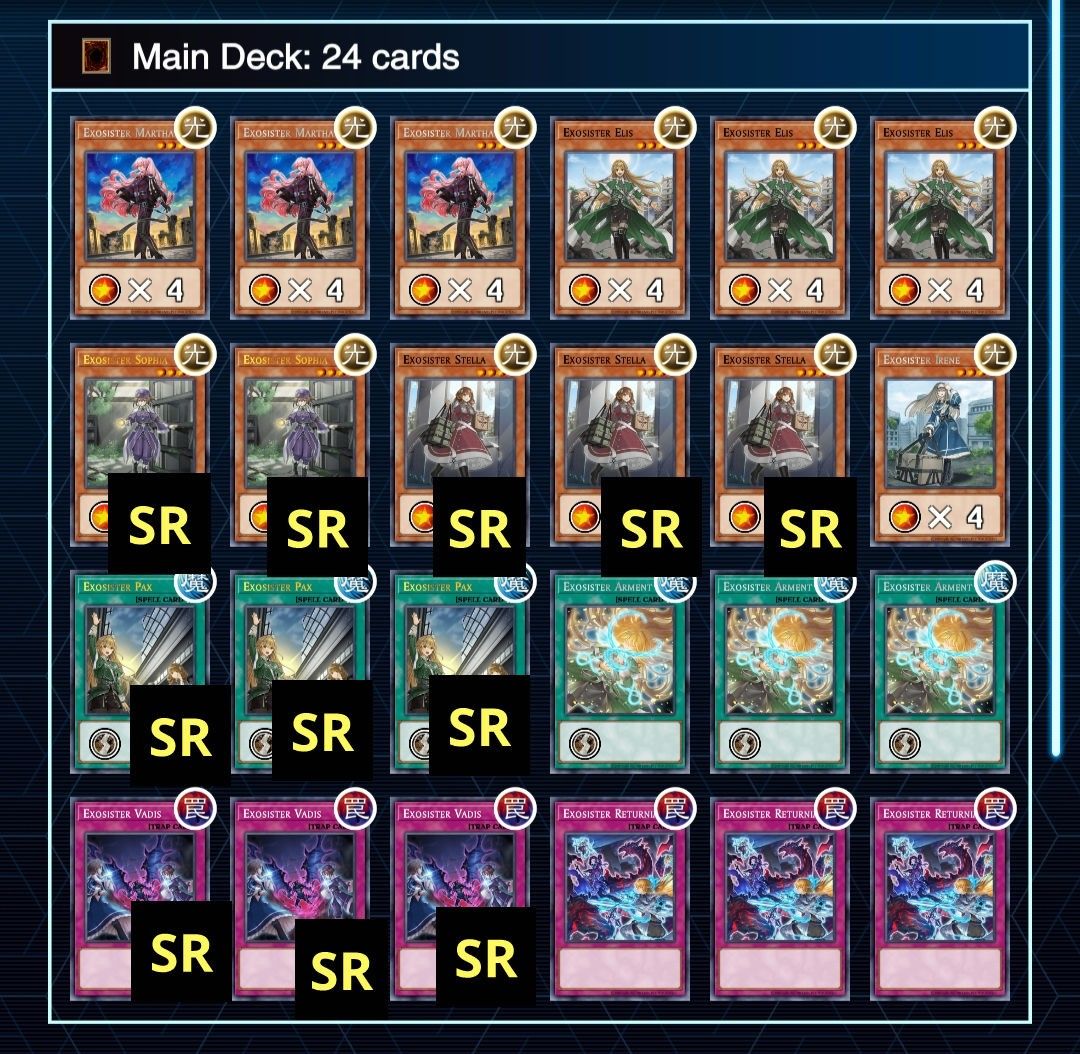 Yu-Gi-Oh! Exosister Set OCG, Hobbies & Toys, Toys & Games on Carousell