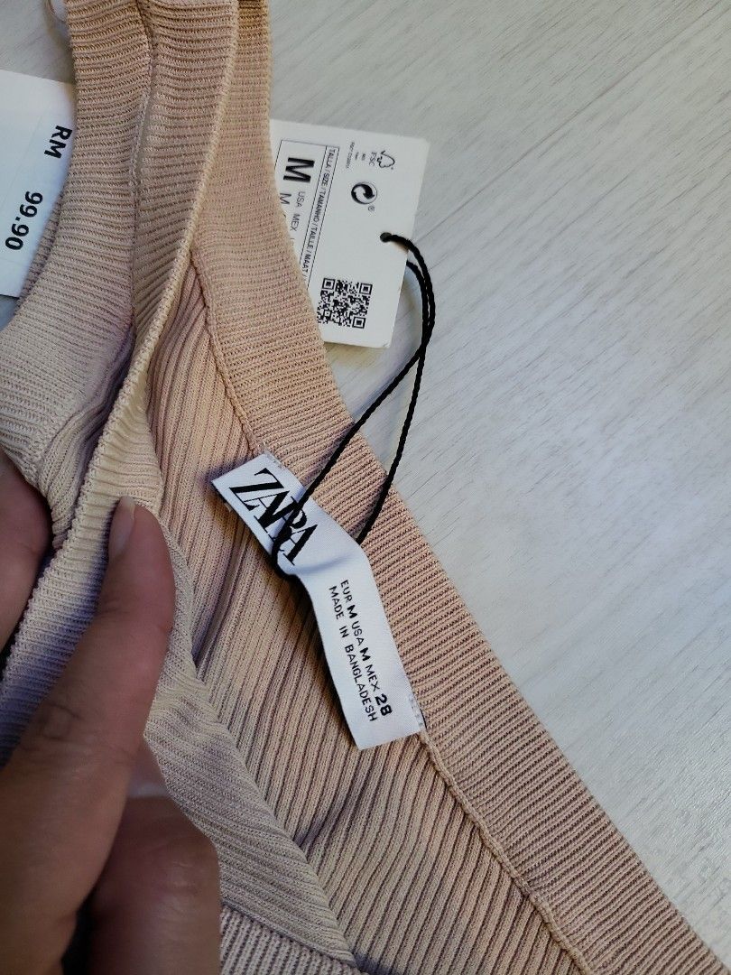 Zara toga Top, Women's Fashion, Tops, Other Tops on Carousell