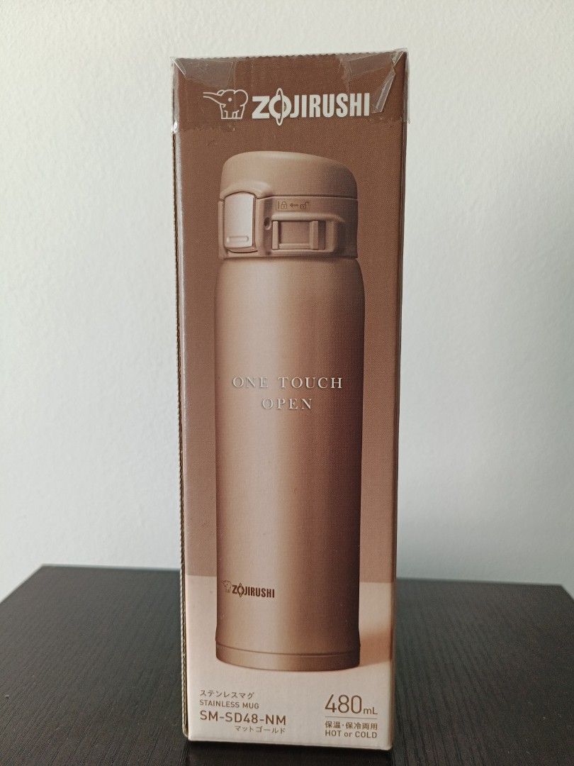 Zojirushi stainless hot or cold mug 480ml, Furniture & Home Living, Kitchenware & Tableware ...