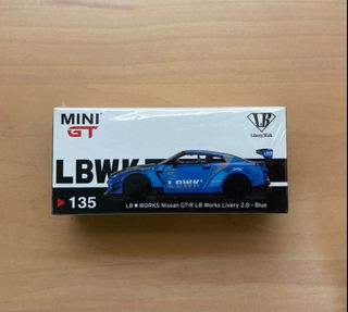 1/64 Mini GT Nissan GTR R35 Liberty Walk Blue 135, Hobbies & Toys, Toys ...