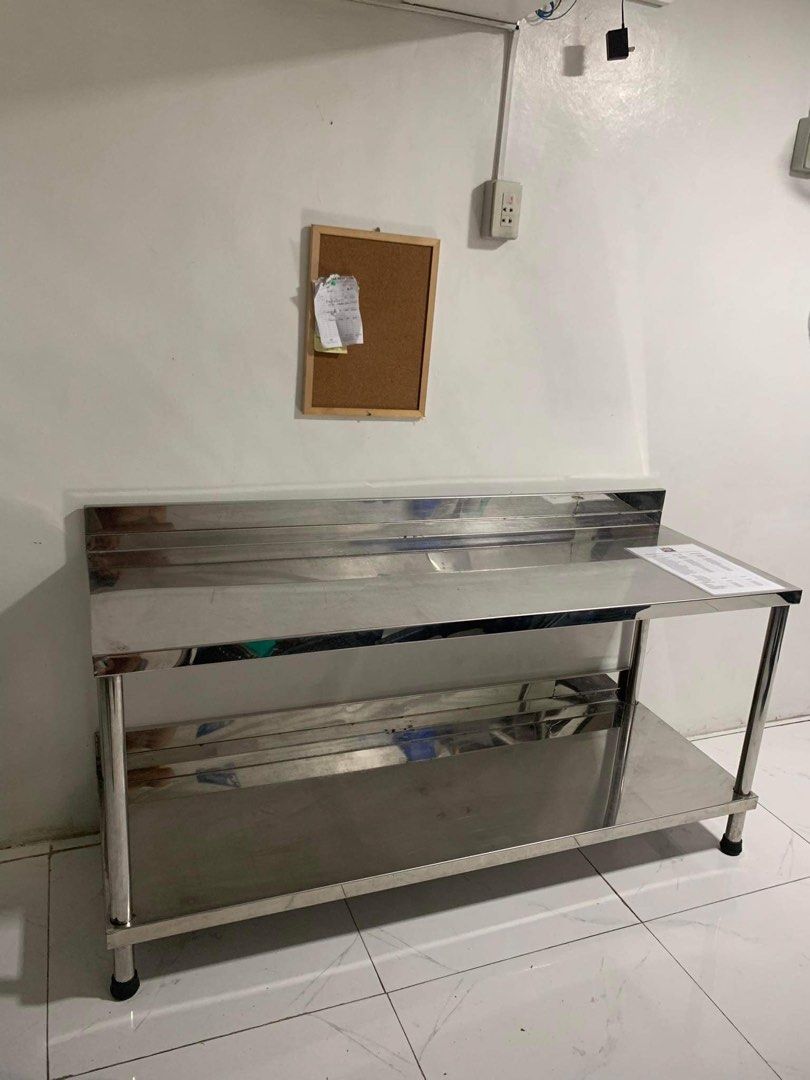 2Layer Stainless Working Table on Carousell