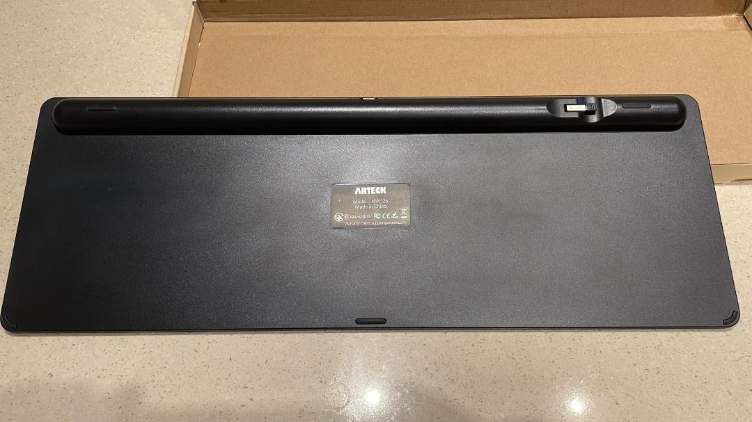 3315) ARTECK WIRELESS SOLAR KEYBOARD FULL SIZE SOLAR RECHARGING ...