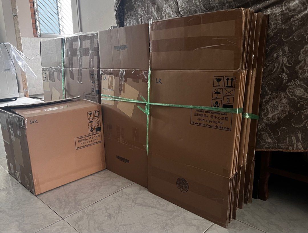 3-ply medium Used cartons, Furniture & Home Living, Home Improvement ...