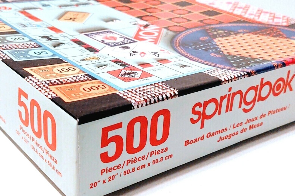 500 PUZZLE SPRINGBOK Puzzle Set Board Game Design Puzzle Board Jigsaw ...