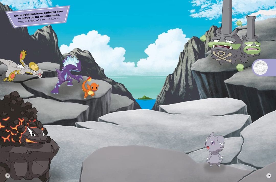 英國預購 寵物小精靈 比卡超 寶可夢 貼紙 小朋友書 Pokemon: 1001 Stickers: NEW for 2023 The ...