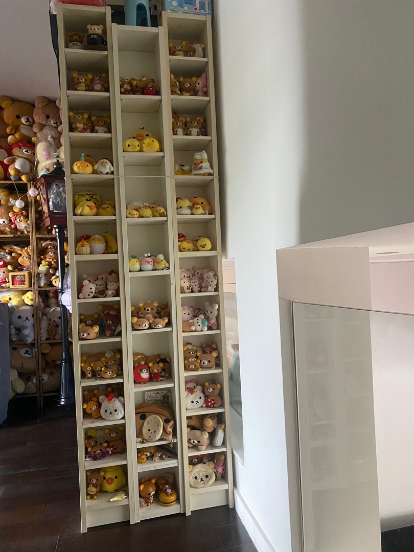 型格 實用 Bearbrick kaws figure show display cabinet bearbricks 展示櫃 三個 儲物架 ...