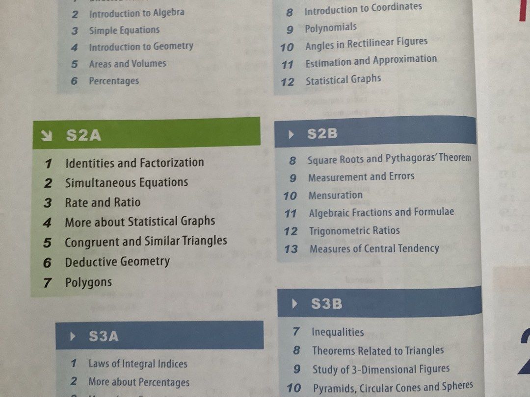 中二數學書 Effective Learning Mathematics S2A & 2B, 興趣及遊戲, 書本 & 文具, 教科書 ...
