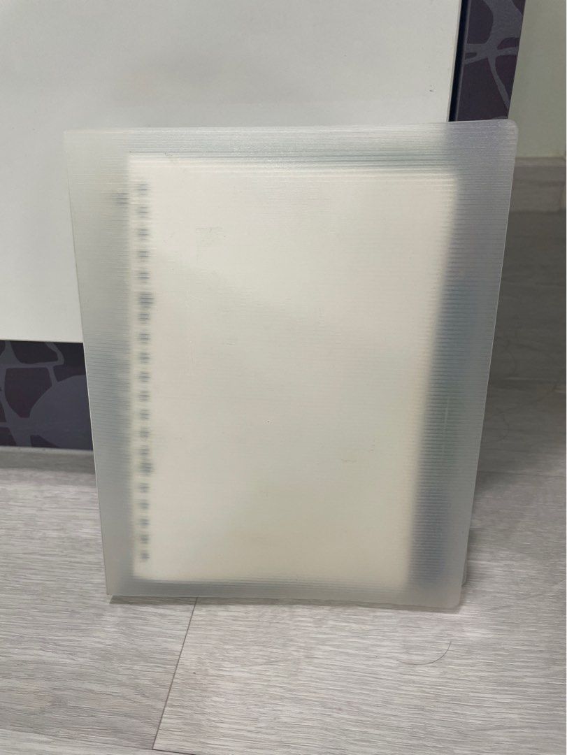 A5 Binder/File/Notebook with divider and paper, Hobbies & Toys ...