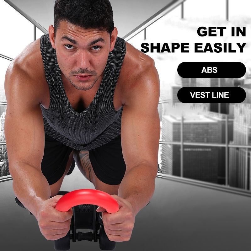 Abdominal Roller Wheel Multifunction Gym Body Arm Waist Leg Belly Power ...