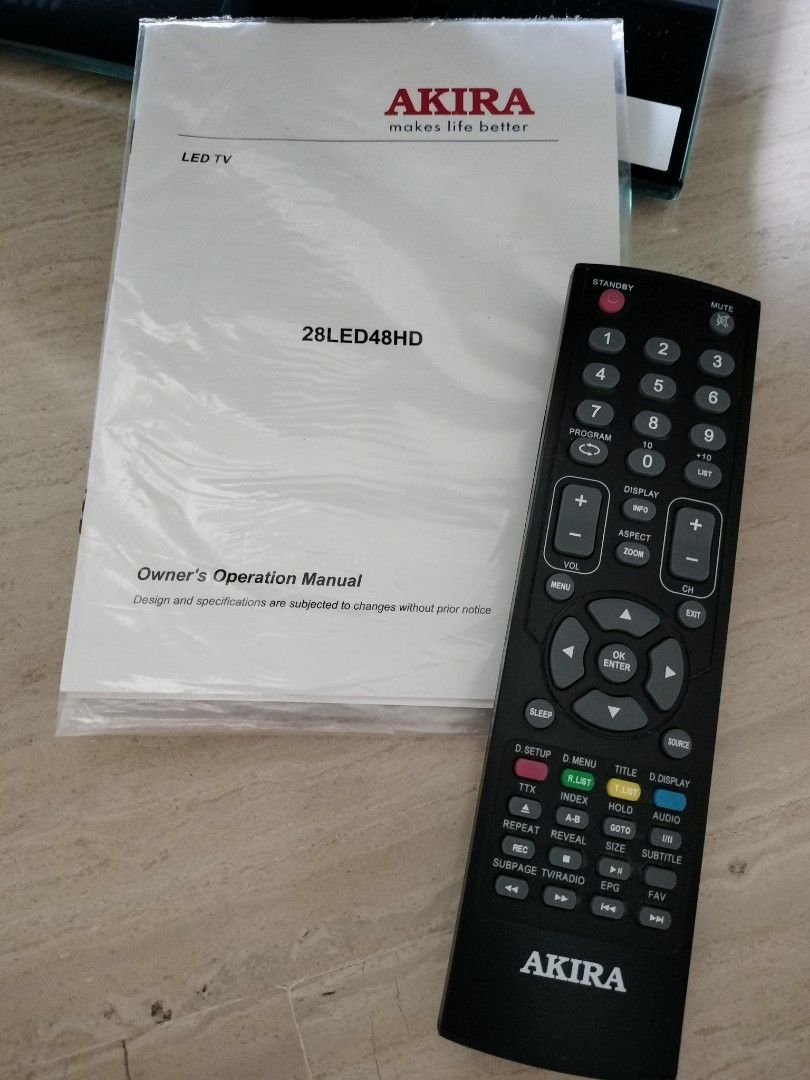 Akira led TV, TV & Home Appliances, TV & Entertainment, TV on Carousell