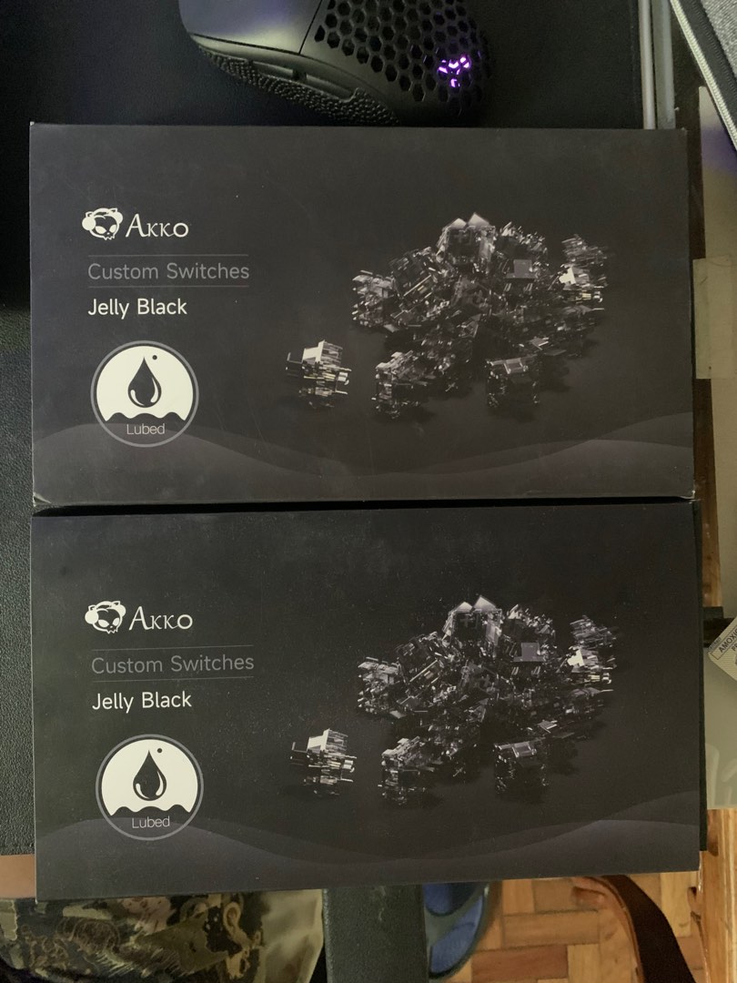 AKKO JELLY BLACK LUBED, Computers & Tech, Parts & Accessories, Computer ...