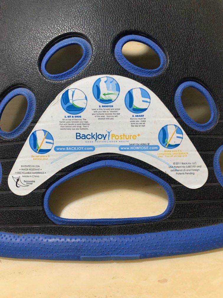 Backjoy SitSmart Posture Plus, Health & Nutrition, Braces, Support & Protection on Carousell