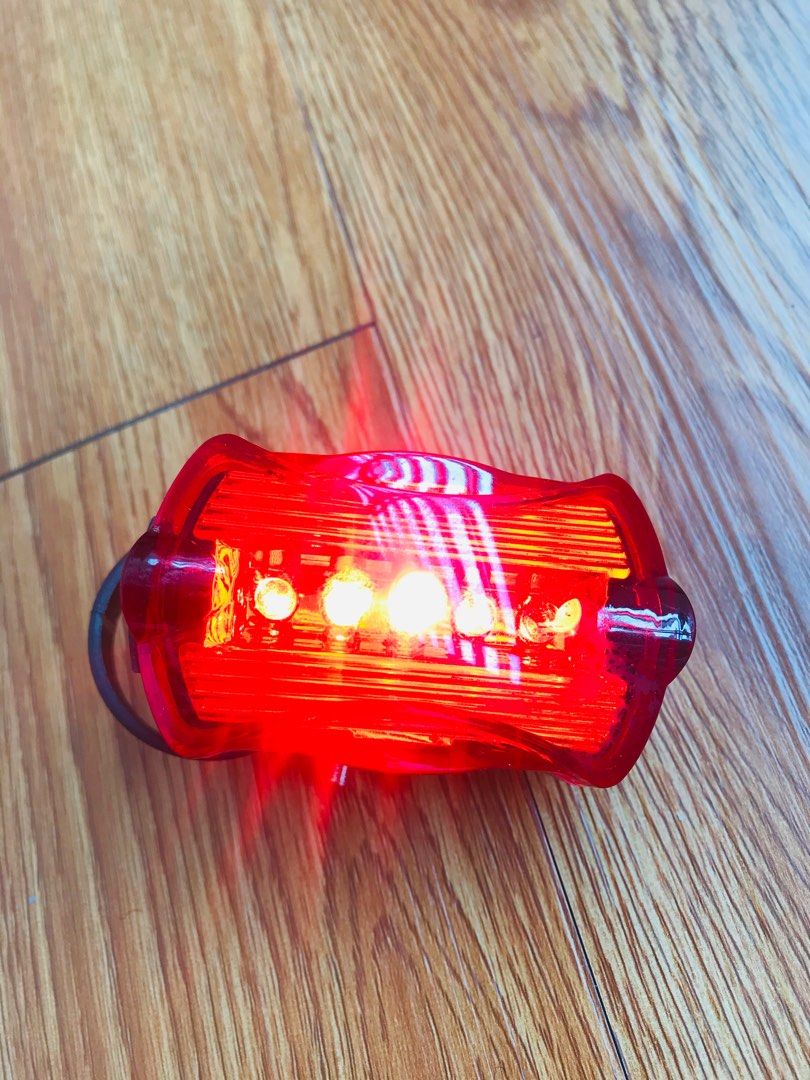 Bicycle Red Blinking Rear Light, Sports Equipment, Bicycles & Parts ...