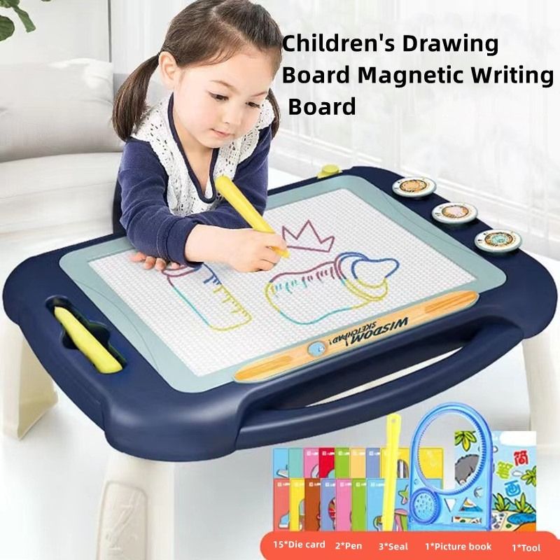 Big Size Erasable Drawing Board Magnetic Writing Painting Board Set ...