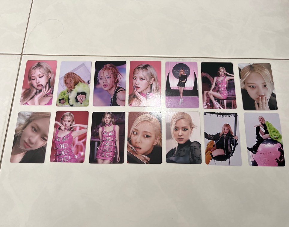 BLACKPINK ROSE LOMO CARDS, Hobbies & Toys, Memorabilia & Collectibles ...