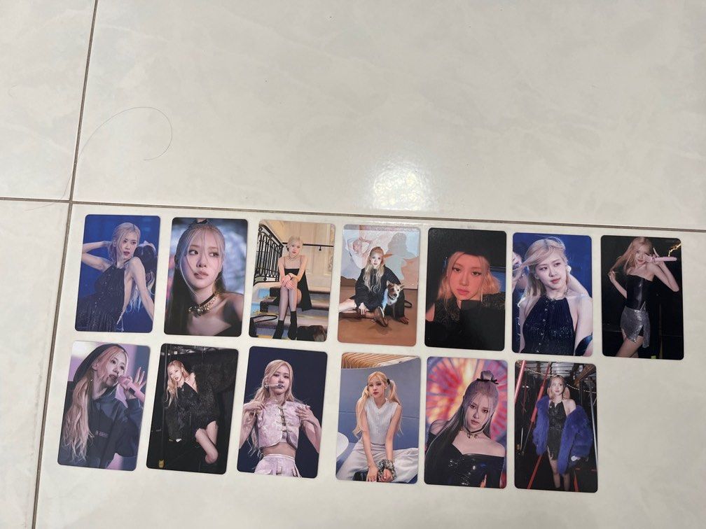 BLACKPINK ROSE LOMO CARDS, Hobbies & Toys, Memorabilia & Collectibles ...
