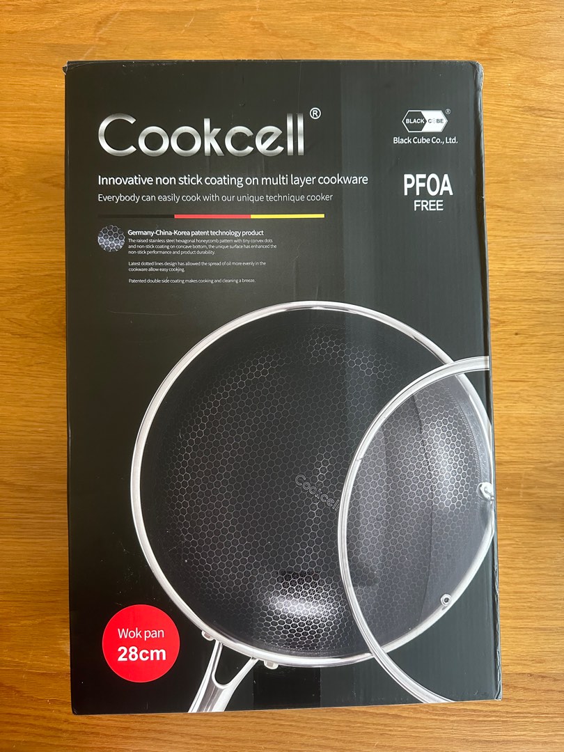 BN Cookcell wok pan 28cm, Furniture & Home Living, Kitchenware ...