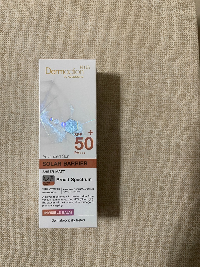 Brand New Authentic Dermaction Plus by Watsons Advanced Sun Solar ...