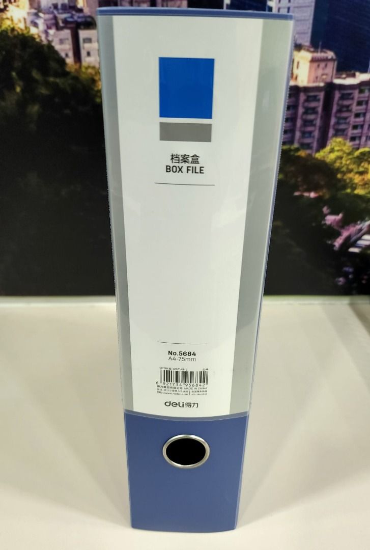 Brand New Box File (Blue), Hobbies & Toys, Stationery & Craft ...