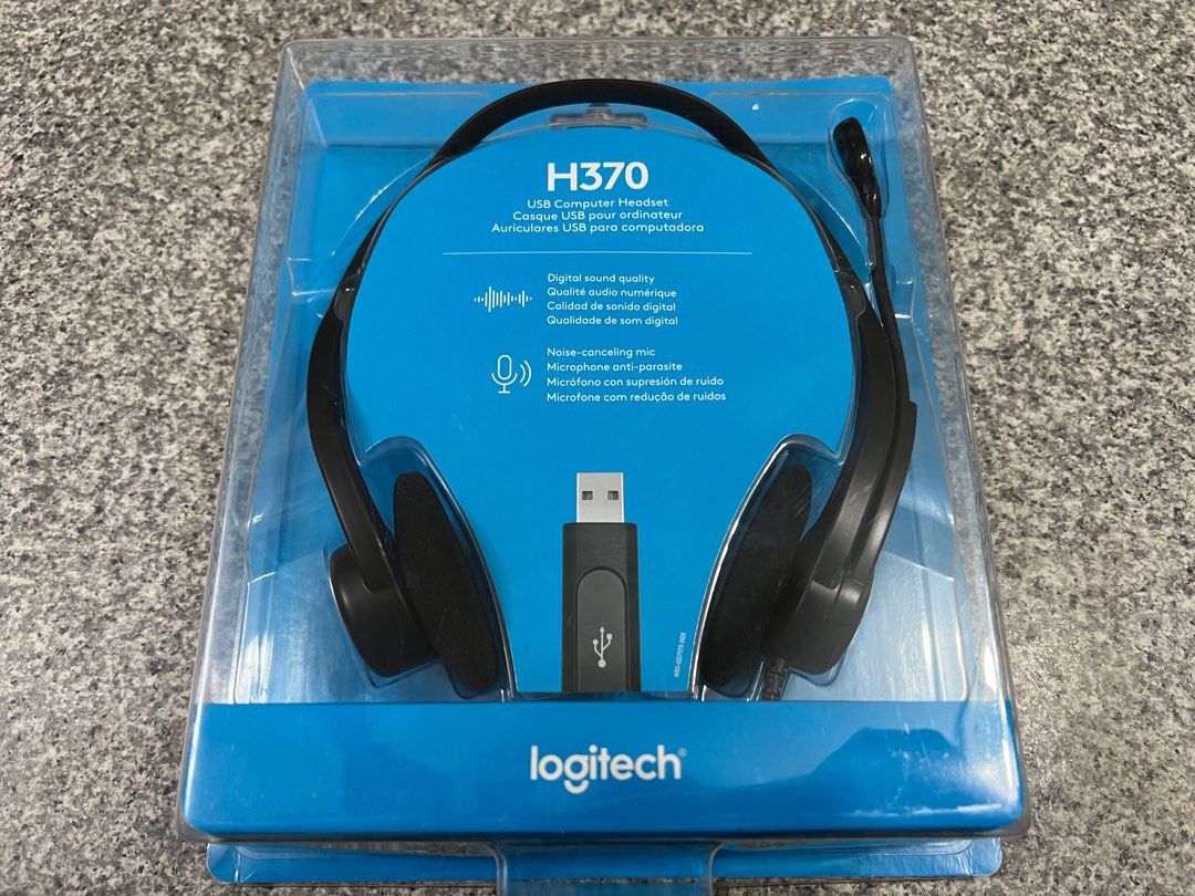 Brand New Logitech H370 USB Computer Headset, Audio, Headphones ...