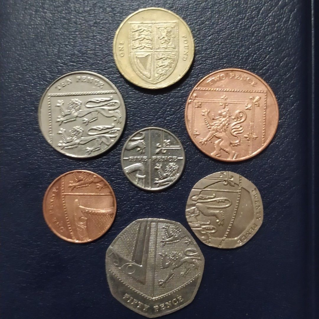 British shield coins ,complete set on Carousell