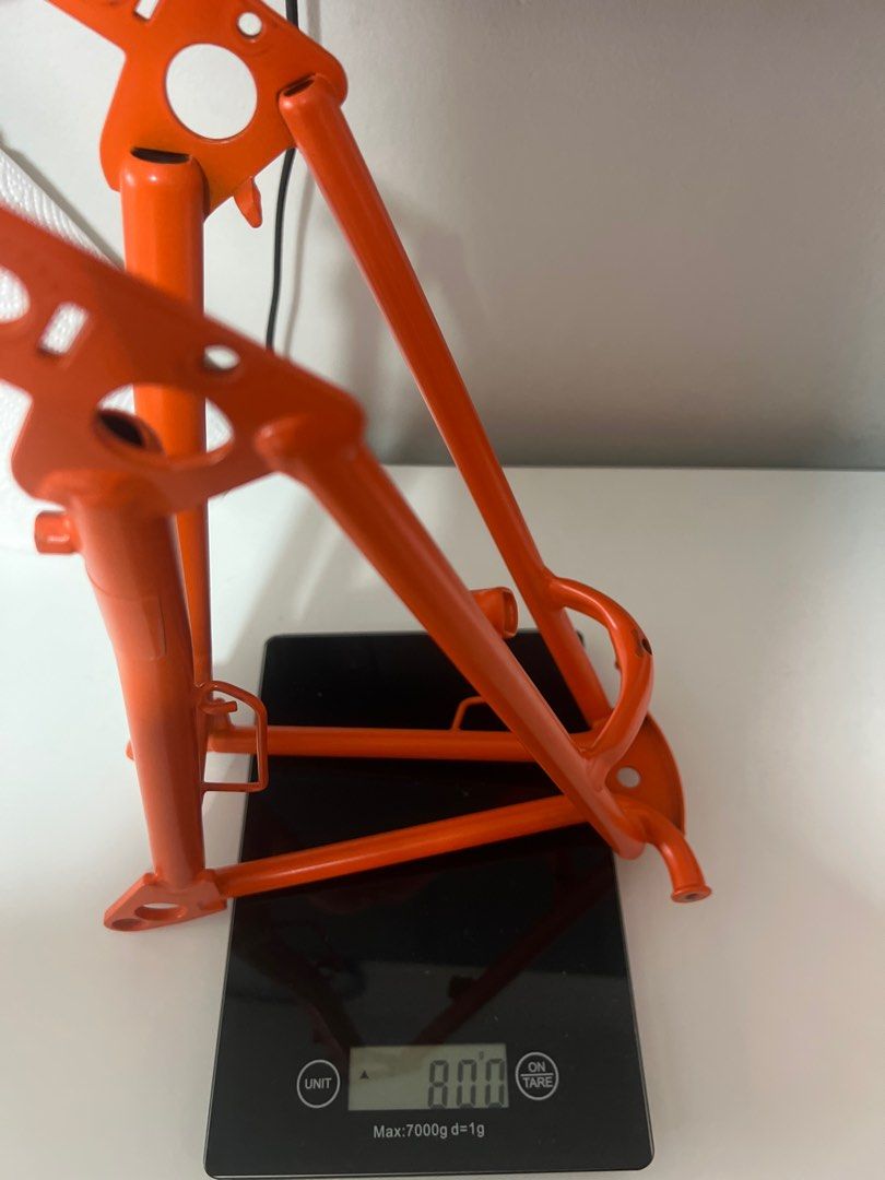Brompton Triangle Signal Orange, Sports Equipment, Bicycles & Parts ...