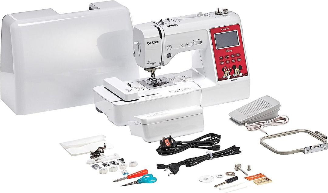 Brother INNOV-IS NV180D Sewing Embroidery Machine White, Hobbies & Toys ...