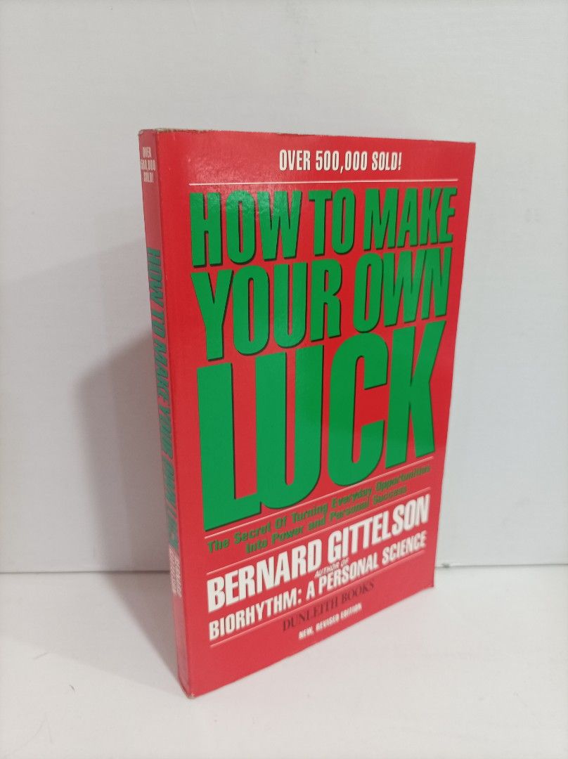 Buku How To Make Your Own Luck By Bernard Gittelson, Buku & Alat Tulis ...