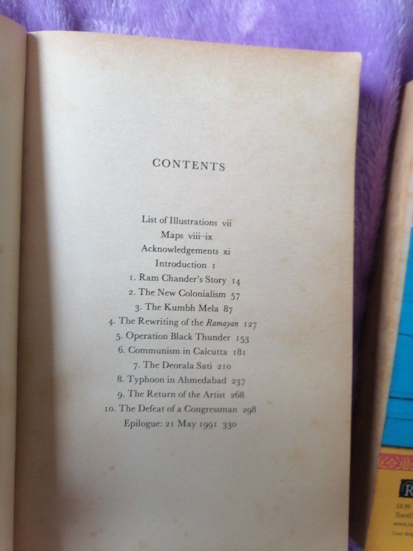 Bundle of two mark tully books on india no full stops in india & india ...