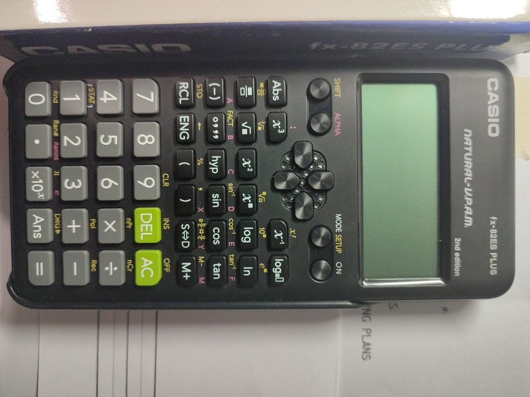 Casio fx-82ES PLUS (2nd Edition), Computers & Tech, Office & Business ...