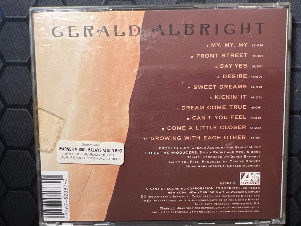 CD GERALD ALBRIGHT, Hobbies & Toys, Music & Media, CDs & DVDs on Carousell