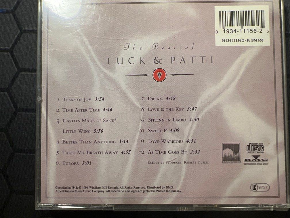 CD TUCK & PATTI, Hobbies & Toys, Music & Media, CDs & DVDs on Carousell