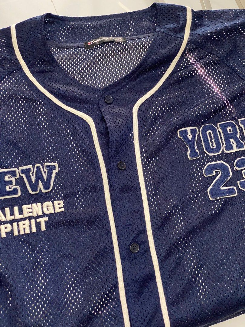 Challenge Spirit Perforated Baseball Jersey on Carousell