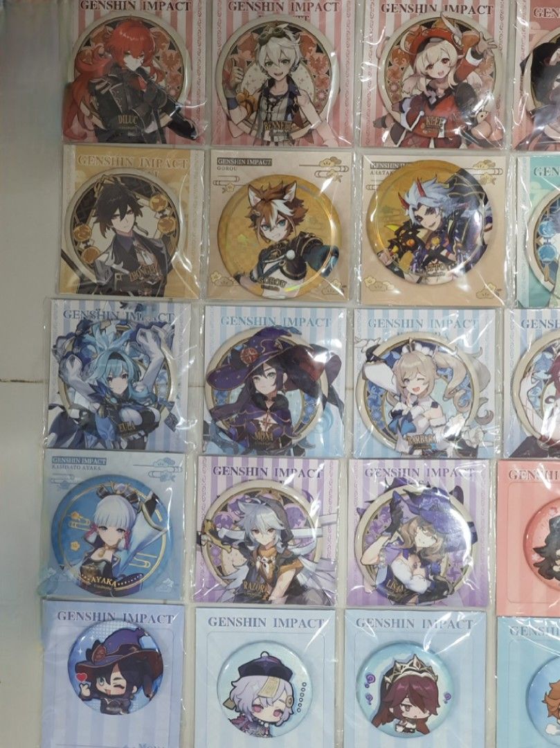 CLEARANCE Genshin Impact Official Merch Badges, Hobbies & Toys ...