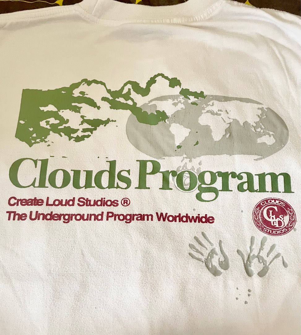 Clouds create loud shirt on Carousell