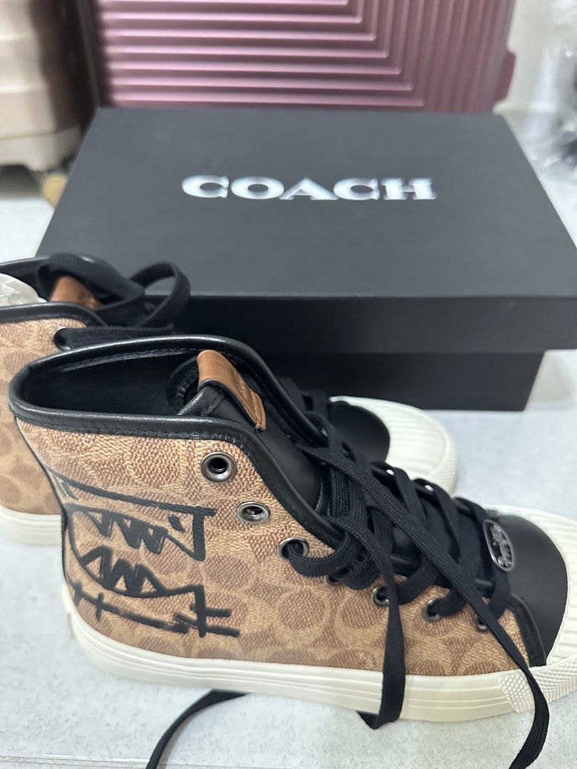 Coach C255 Hightp Ghang C, Luxury, Sneakers & Footwear on Carousell
