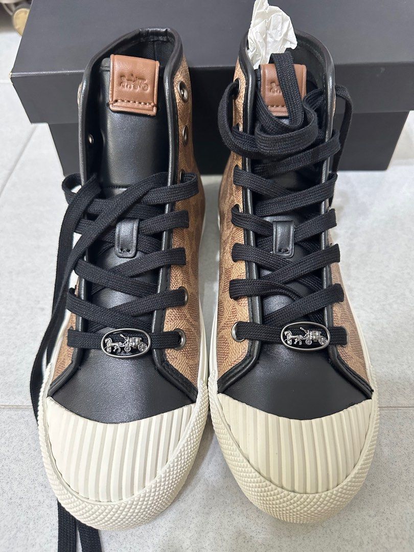 Coach C255 Hightp Ghang C, Luxury, Sneakers & Footwear on Carousell
