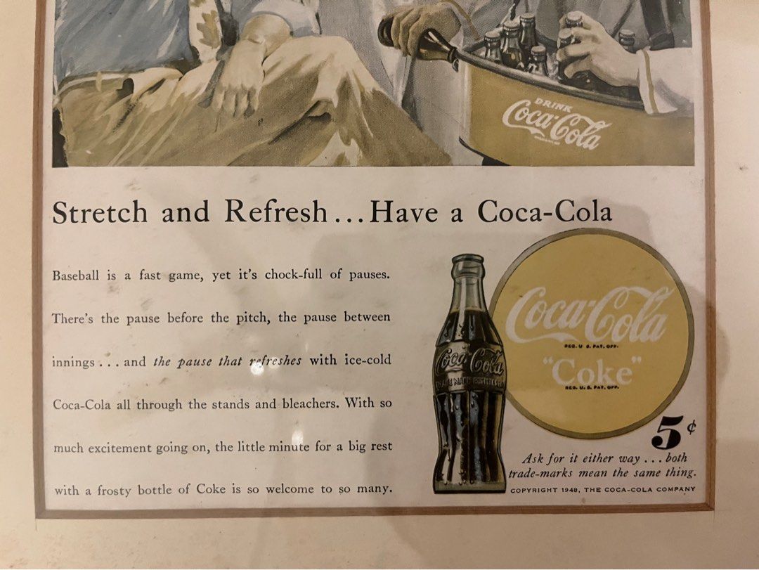 Coca Cola collectible poster, Hobbies & Toys, Memorabilia ...